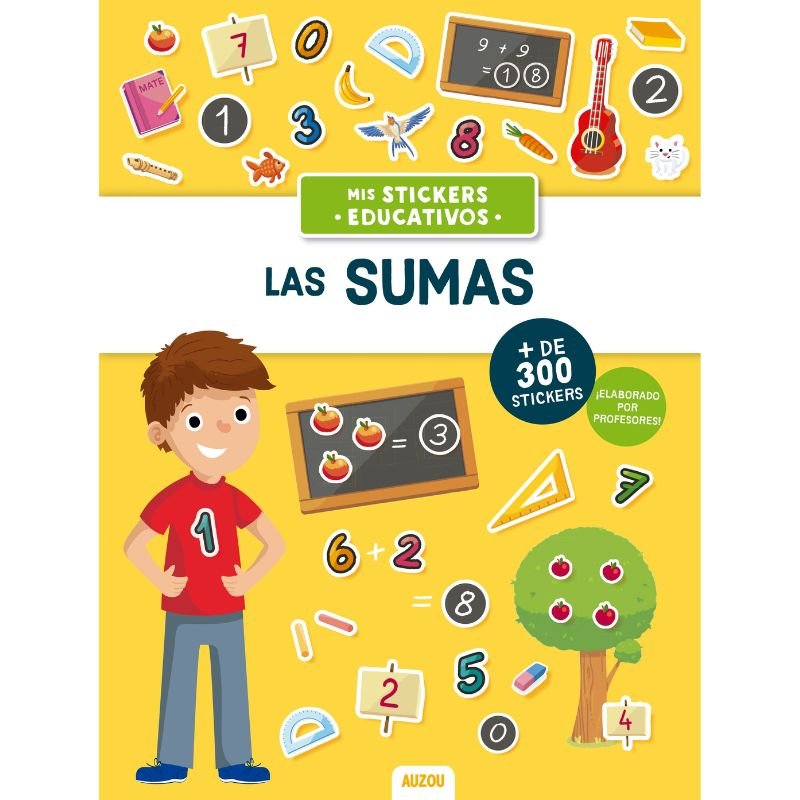 Las sumas, stickers educativos – VR Editoras